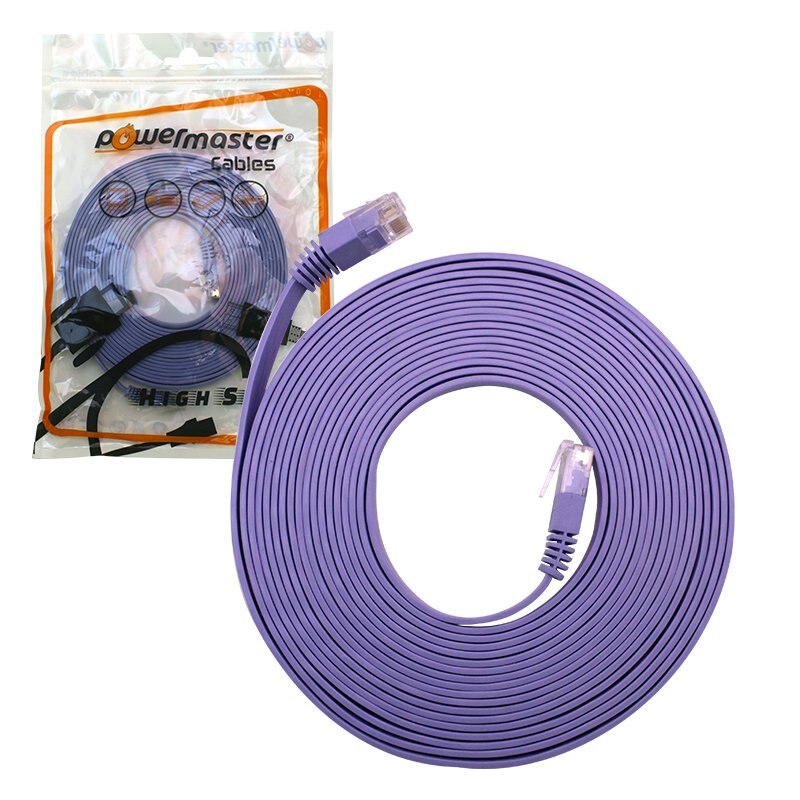 Powermaster CAT6 Yassi Kabel 2 Meter – Grandado