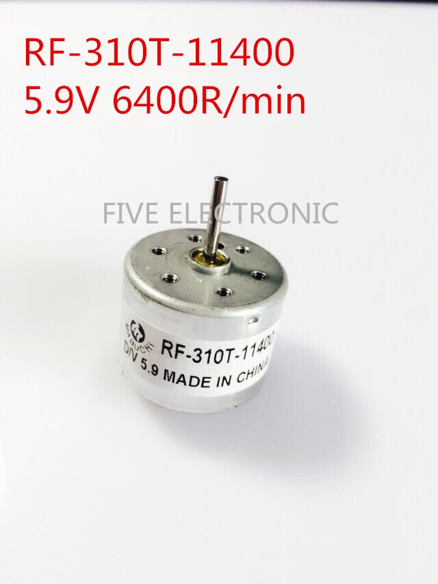 RF-310T-11400 DC MOTOR 5.9 V 310 Micro MOTOR, 6 MM... – Vicedeal