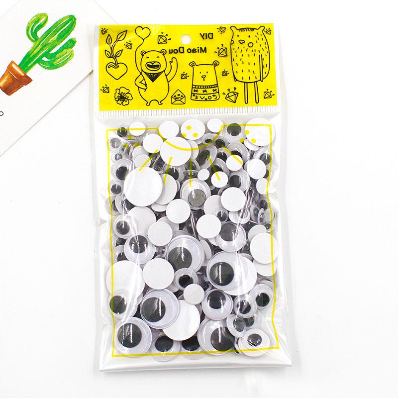 300pcs/Set Wiggle Eyes Stickers Self Adhesive Set ... – Grandado