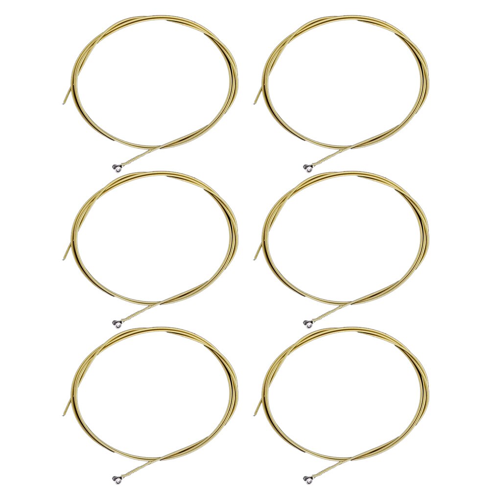 6Pcs/Set Guitar Strings Gold Plating Set Super Lig... – Grandado