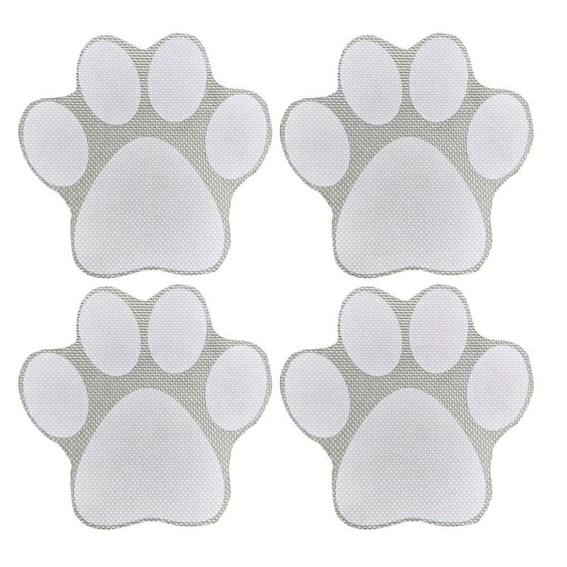 4PCS Dog Footprint Stickers Cartoon Bathtub Sticke... – Grandado