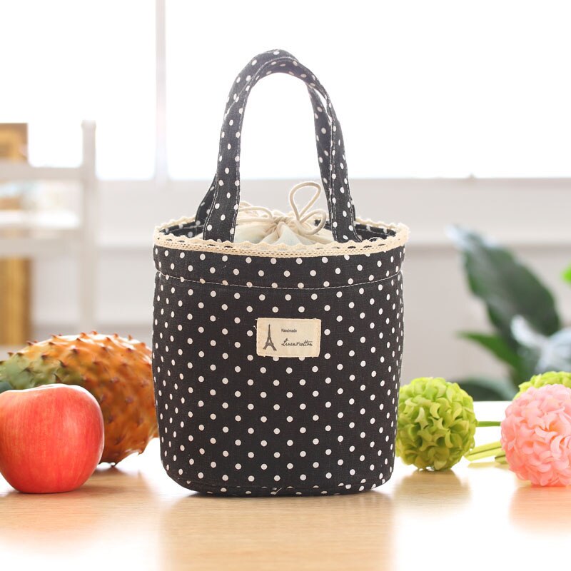 1 unid bolsa de almuerzo portátil Casual con punto... – Grandado
