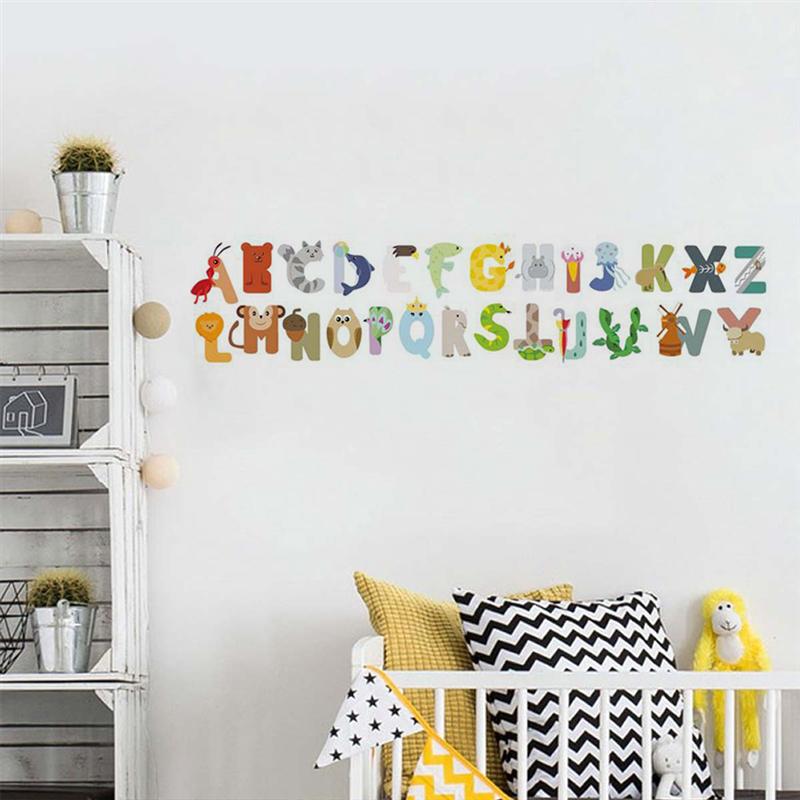 1pc Self-Adhesive Educational ABC Stickers Alphabe... – Grandado