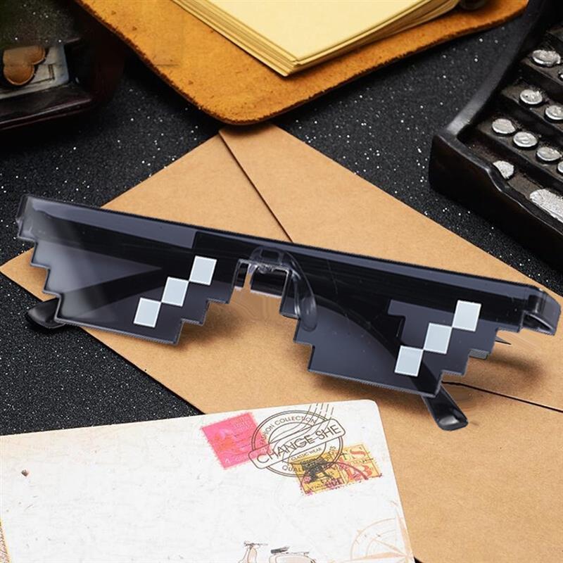 8 Bit Thug Life Sunglasses Pixelated Men Women Bra... – Grandado
