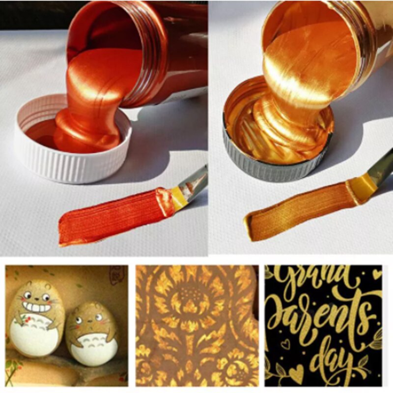 60ml Golden Acrylic Paint DIY Metallic Paint Wall ... – Grandado
