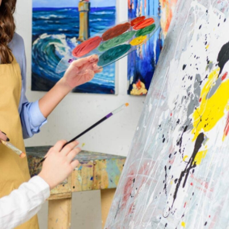 3Pcs Acryl Verf Palet Clear Art Palet Verf Palet V... – Vicedeal