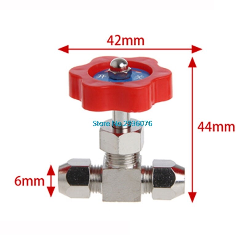 Durable Needle Valve Tube Nickel-Plated Brass Plug... – Grandado