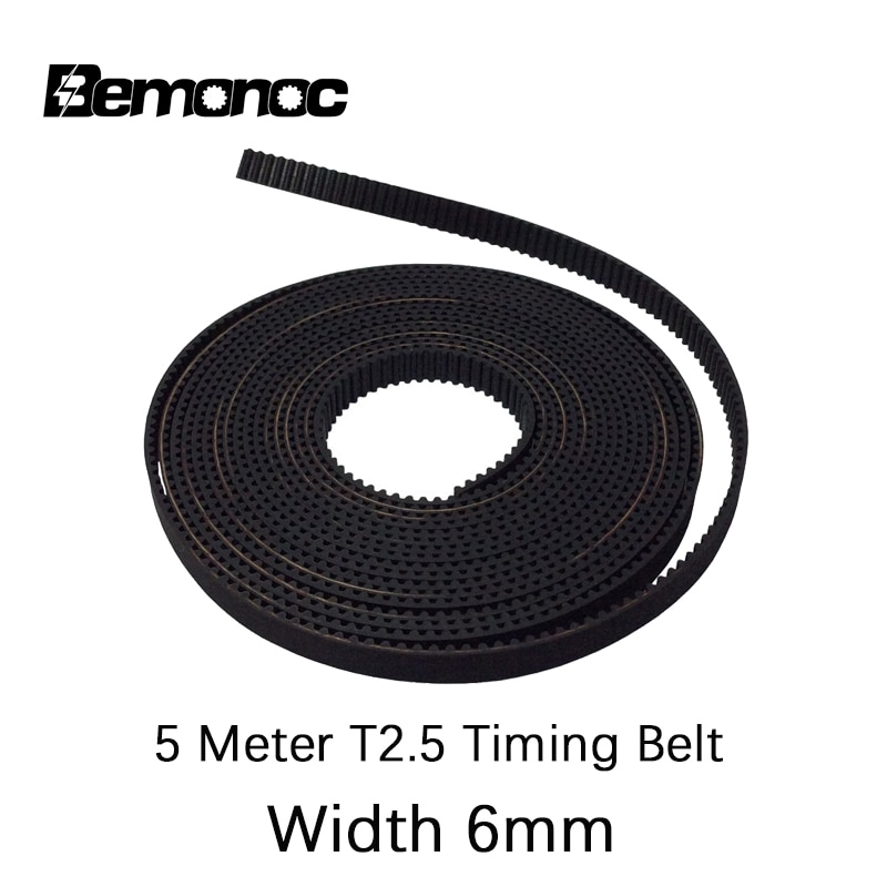 Bemonoc 5Meter T2.5 Synchrone Riem Breedte 6 Mm Ru... – Vicedeal
