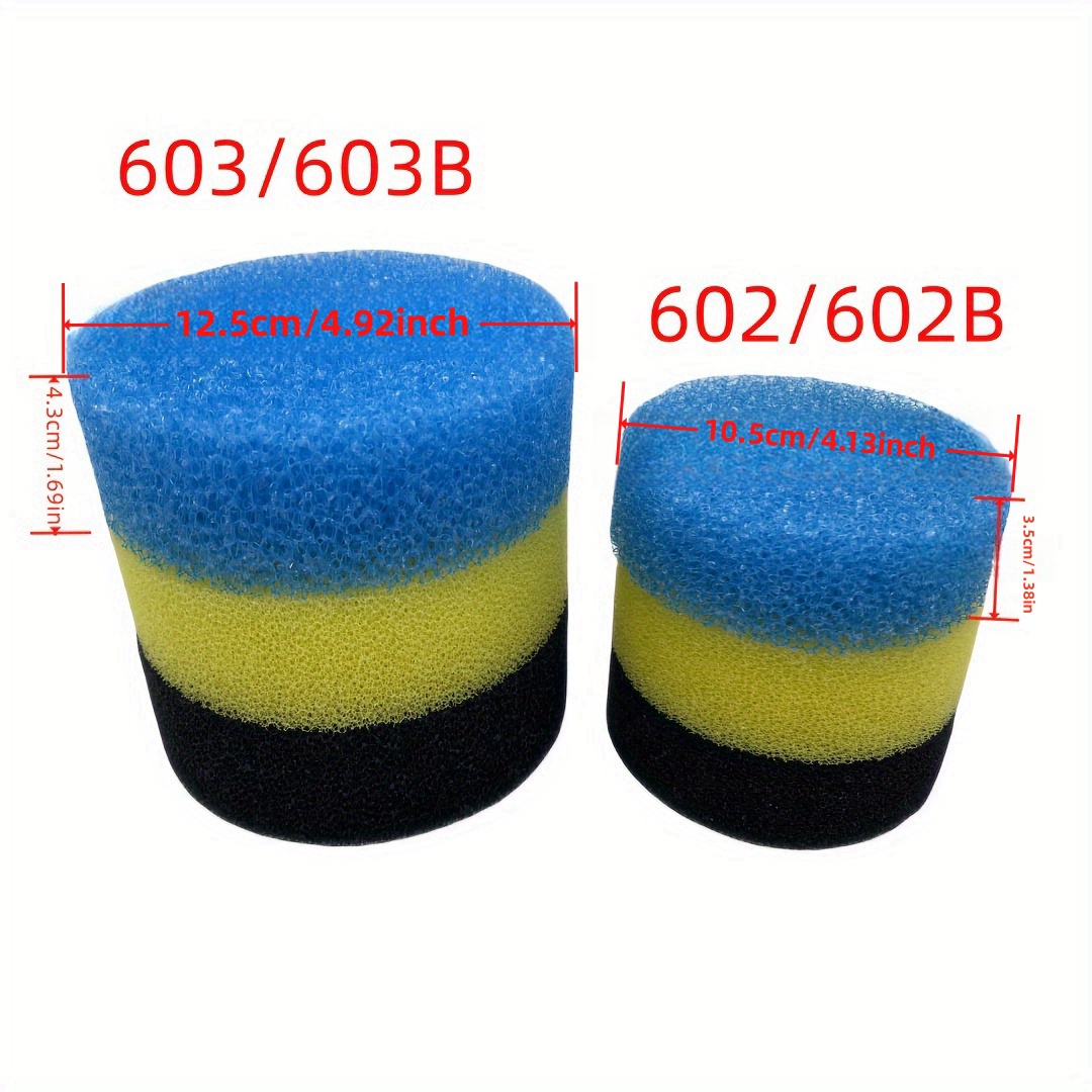 3Pcs Replacement Filter Sponges for SUNSUN HW-602 ... – Grandado