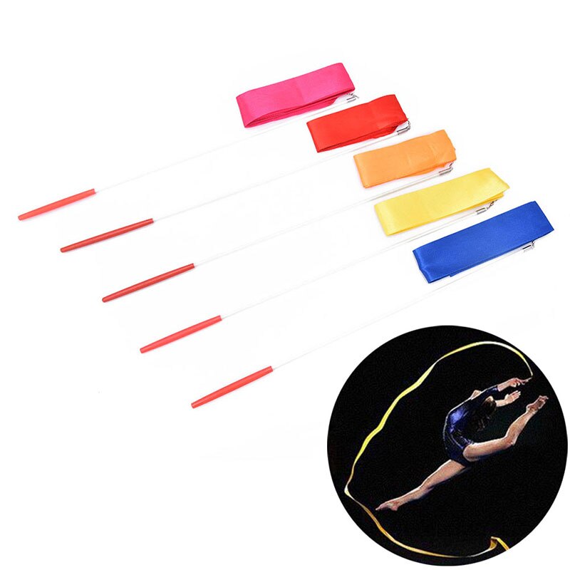 4M Gym Ribbons Dance Ribbon Rhythmic Art Gymnastic... – Grandado