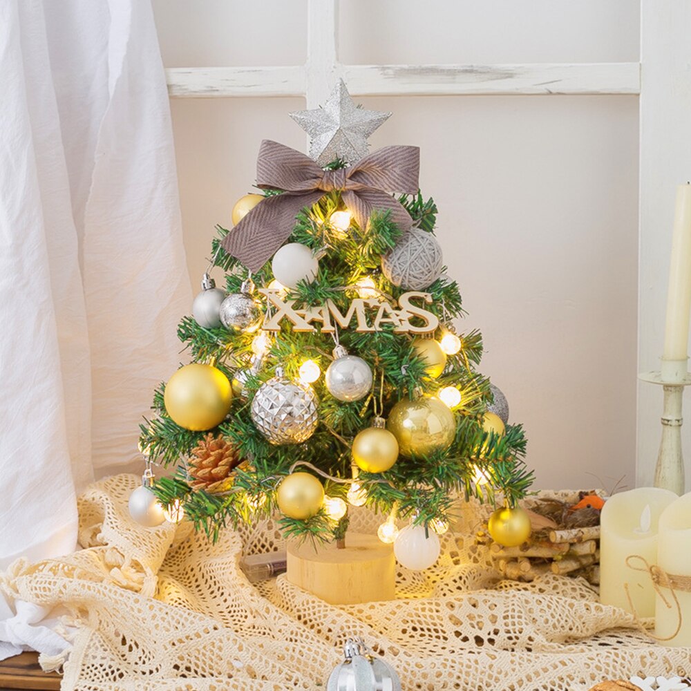 Desktop Mini Christmas Tree Led Lights Home Decora... – Grandado