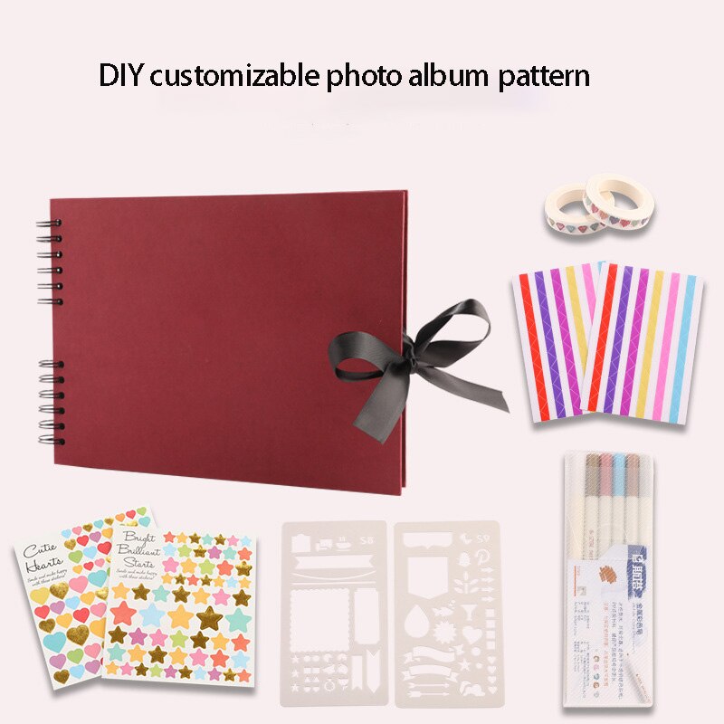 big family handmade DIY paste diy photo album coll... – Vicedeal
