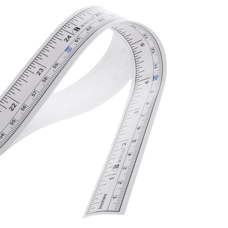 90cm Self Adhesive Metric Measure Tape Vinyl Ruler... – Grandado