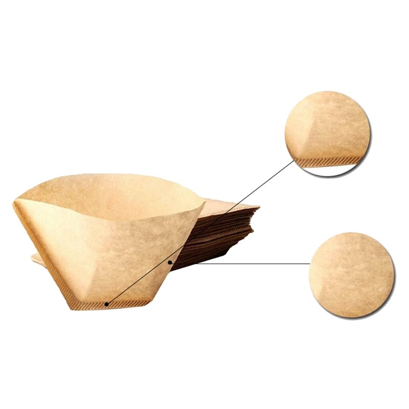 500 Pcs Size 2 Coffee Filter Papers Disposable Unb... – Grandado