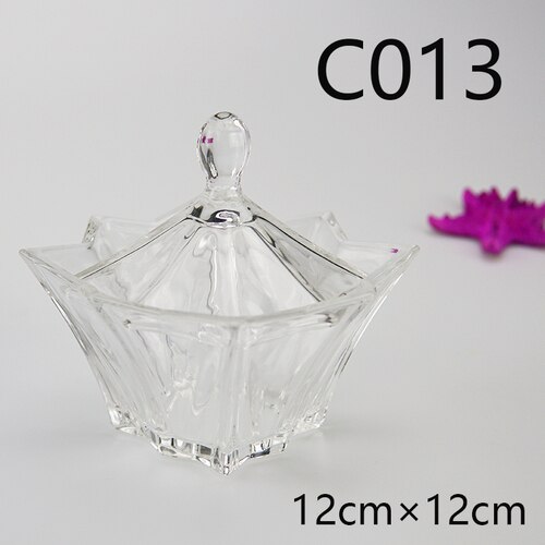Modern Diamond Glass Candy Jar Scented Candle Bott... – Grandado