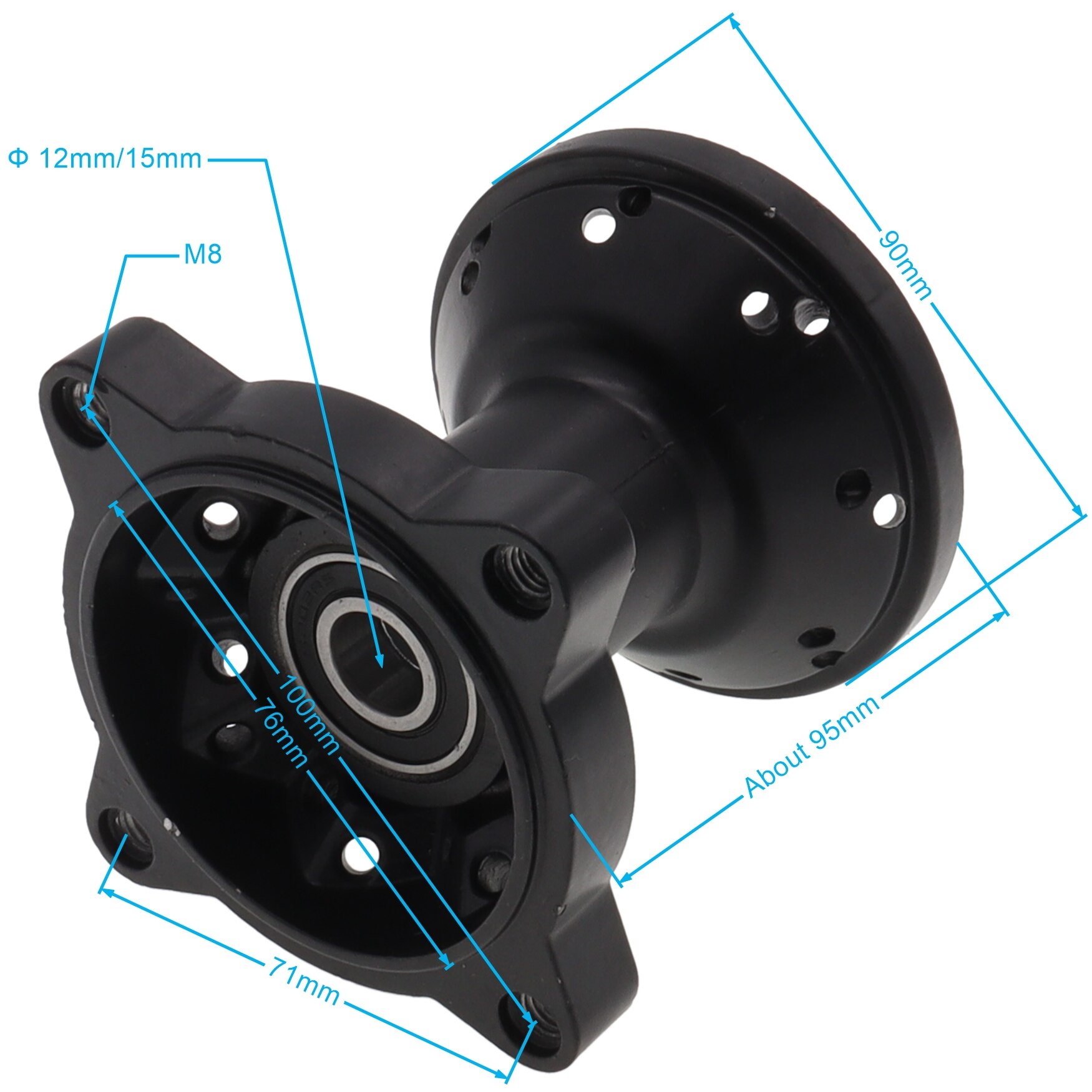 Velg Hub 12Mm Of 15Mm Wielas Gat Voor Of Achter Vo... – Vicedeal