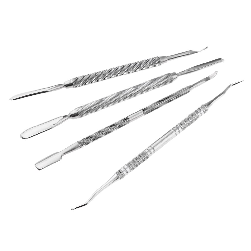 Set Van 4 Stuks Cuticle Nail Pusher Spoon Remover,... – Vicedeal