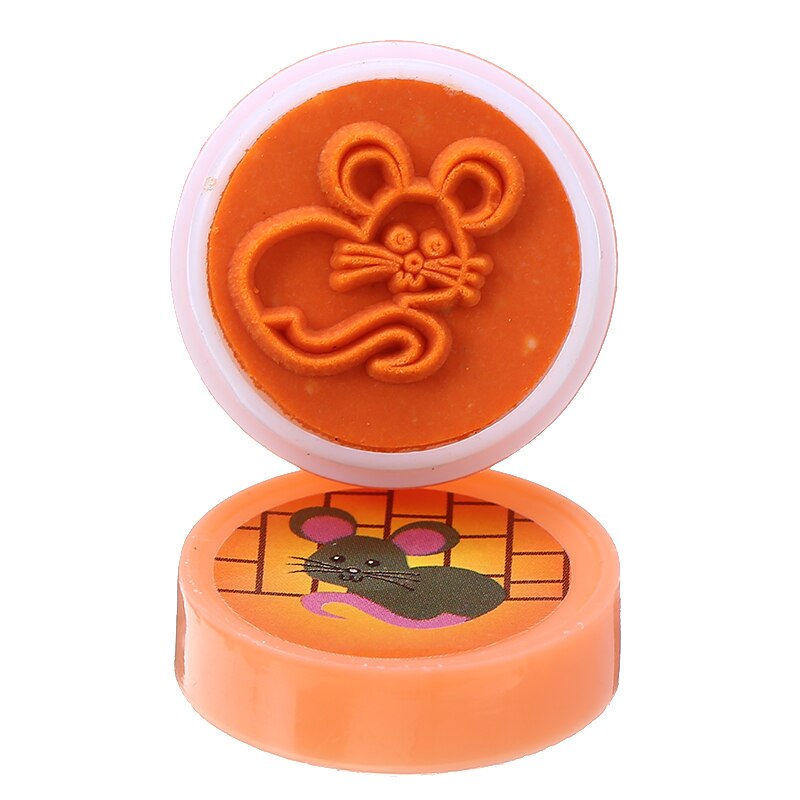 10Pcs Cute Self-ink Farm Animals Stamps Cartoon Pa... – Grandado