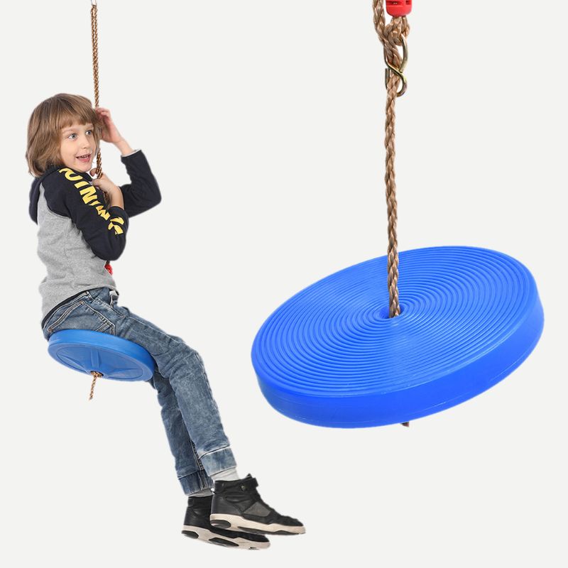 Kids Hanging Disc Rope Swing Round Plate Garden Ba... – Vicedeal