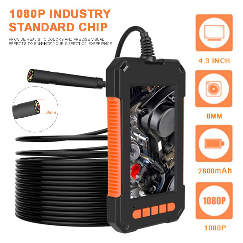 4.3 ''Scherm Borescope Inspectie Cam Draag... – Grandado