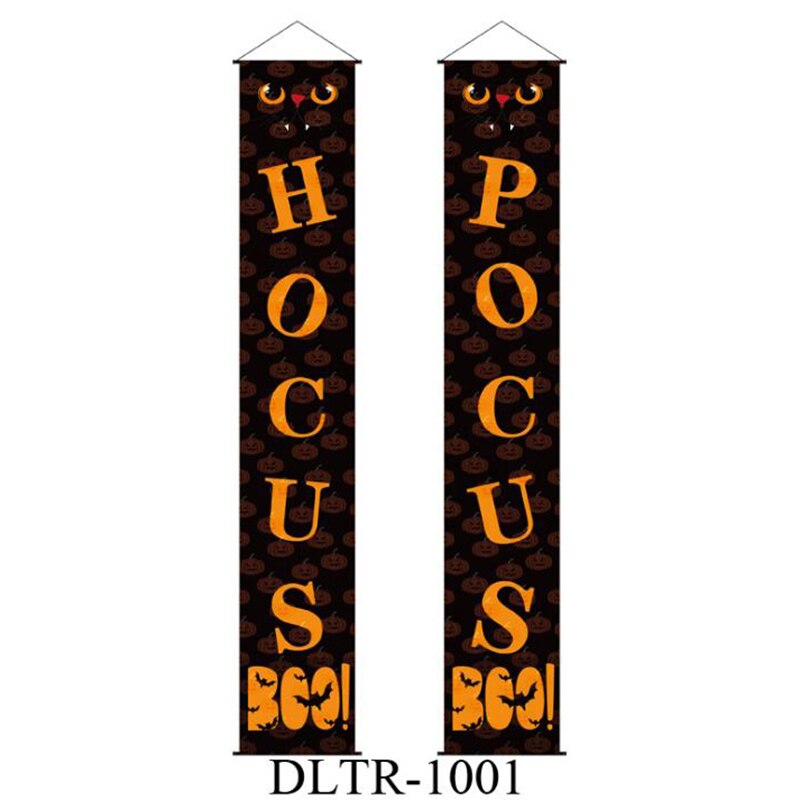 Halloween Banner Trick or Treat Home Door Sign Par... – Grandado