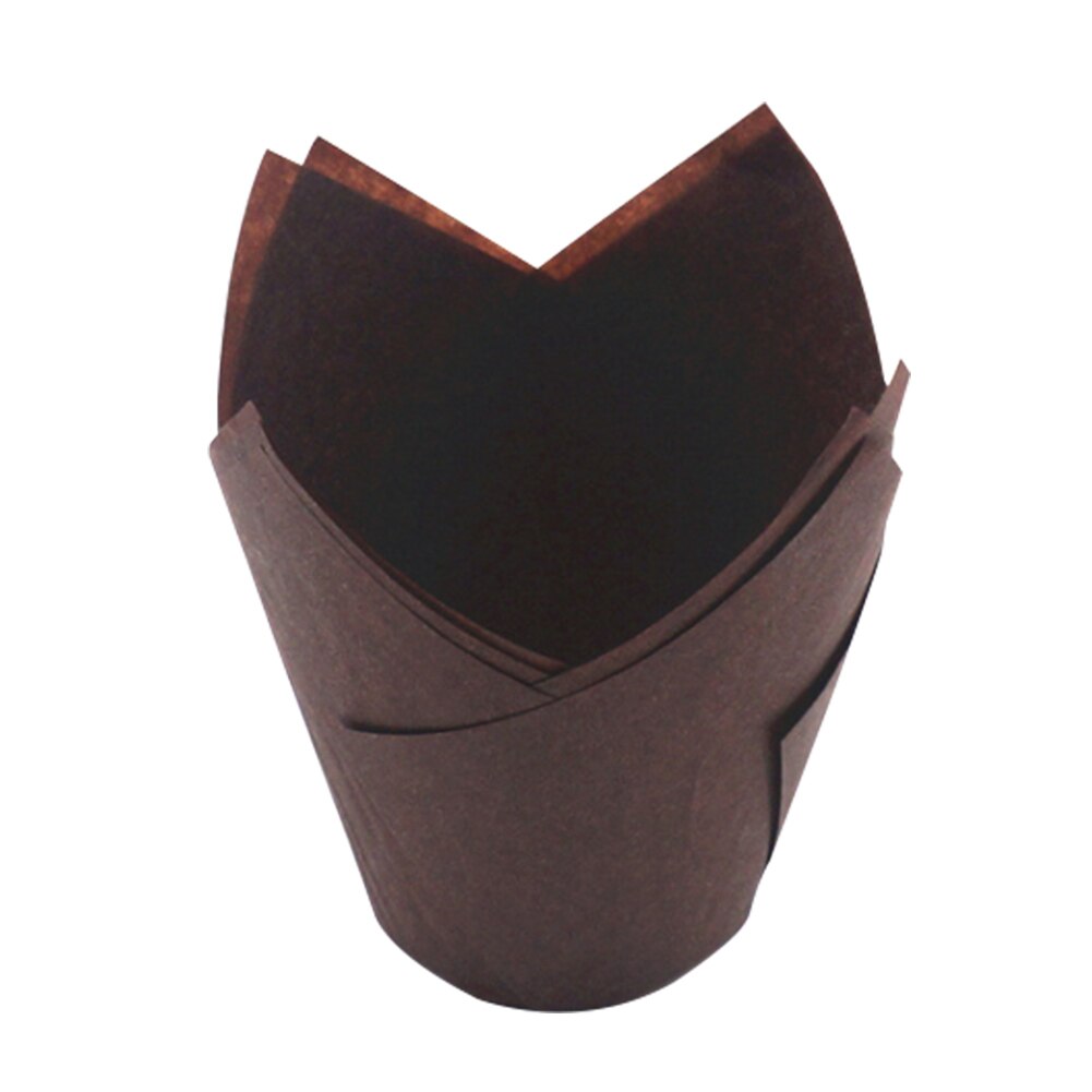 50Pcs Tulip Cupcake Paper Cases Cupcake Paper Cups... – Grandado