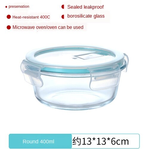 Transparent Glass Lunch Box Portable Food Storage ... – Grandado