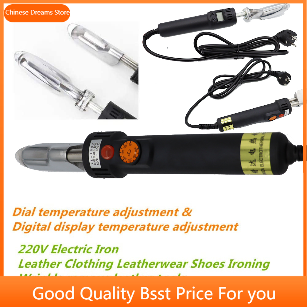 150W Handle Electric Mini Leather Iron 220V Wrinkl... – Grandado