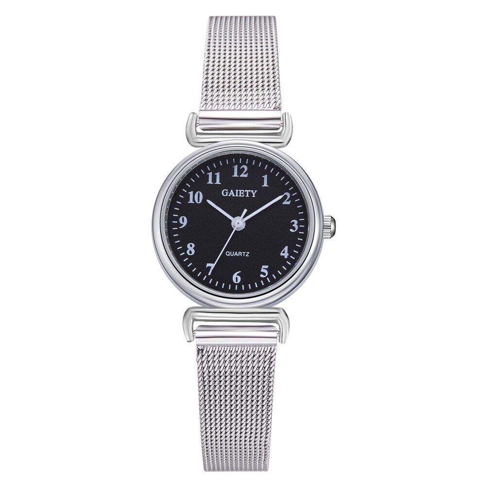Women sliver small watch steel strap watch – Grandado