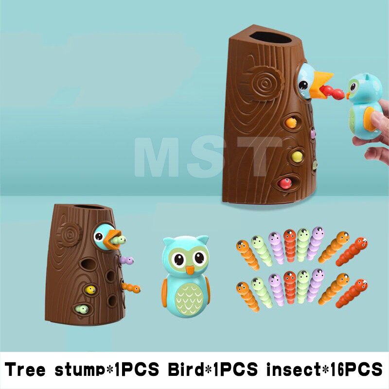 Children Fun Owl Eating Bug Catching Bug Game With... – Grandado