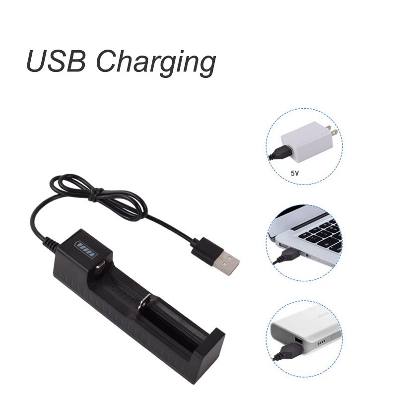 Universal- 1 Slot Batterie USB Ladegerät Adapter L... – Grandado