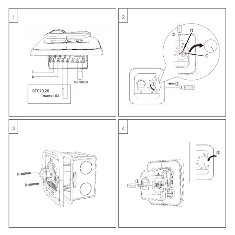 Elektrische Vloerverwarming Handleiding Kamertherm... – Vicedeal