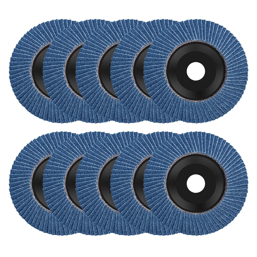 10PCS Flap Discs 75 115 125 mm Sanding Discs 40-12... – Vicedeal