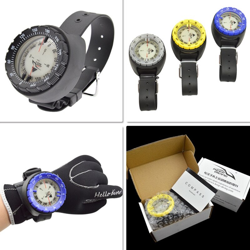 50m Watch Balanced Waterproof Compass Underwater C... – Vicedeal