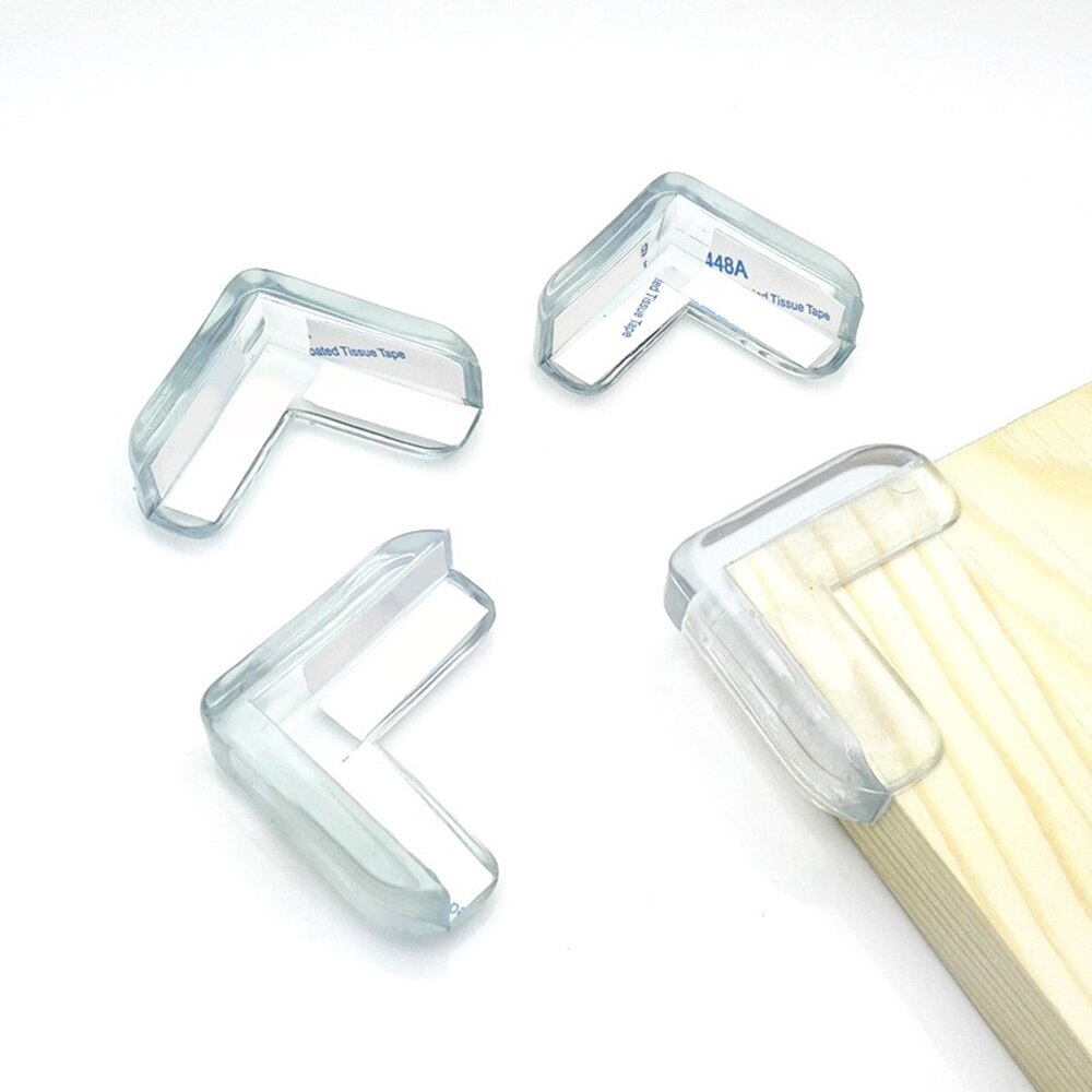 Brand 4pcs Corner Cushions L-shaped Clear Guards F... – Grandado