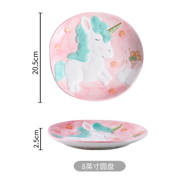 Japanse Stijl Eenhoorn Kom Lepel Set Cartoon Leuke... – Vicedeal