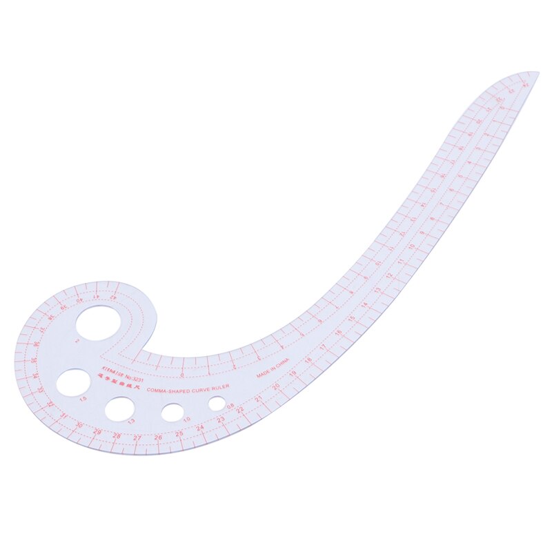 Sewing Ruler Comma Shaped French Curve Plastic Tai... – Vicedeal