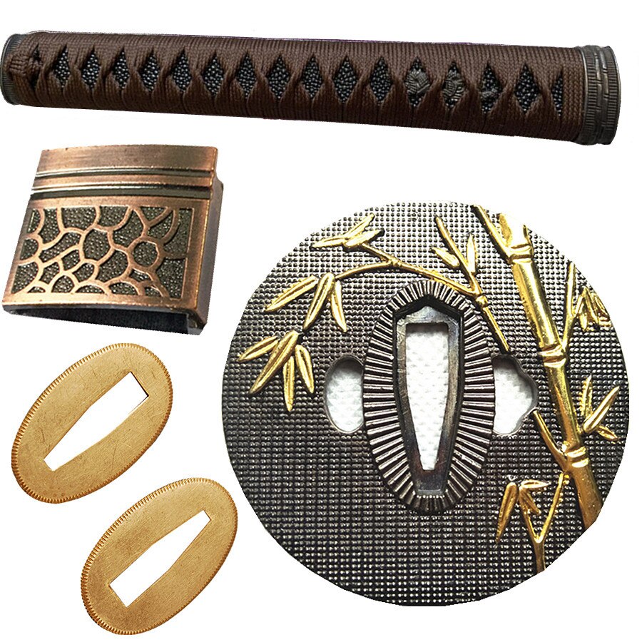 Bamboo Theme Metal Crafts Kirsite Sword Guard for ... – Grandado