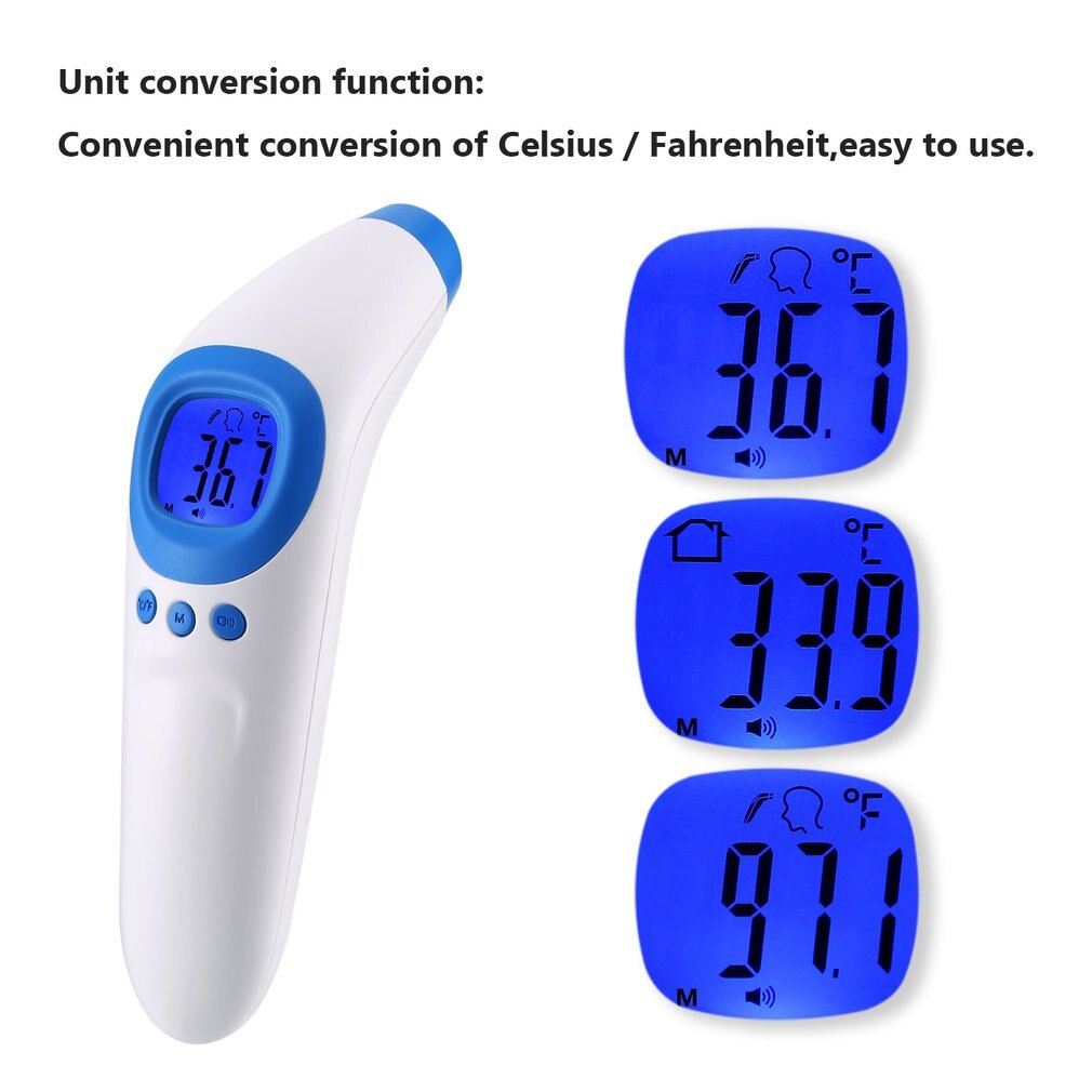 Multifunction Infrared Thermometer Non-contact Cli... – Vicedeal