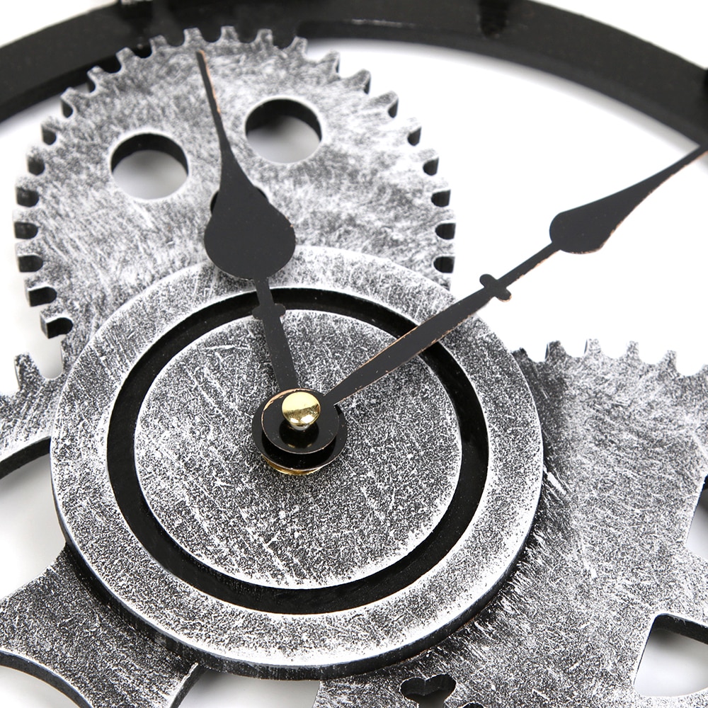 Vintage Roman Clock Retro European gear wall clock... – Grandado