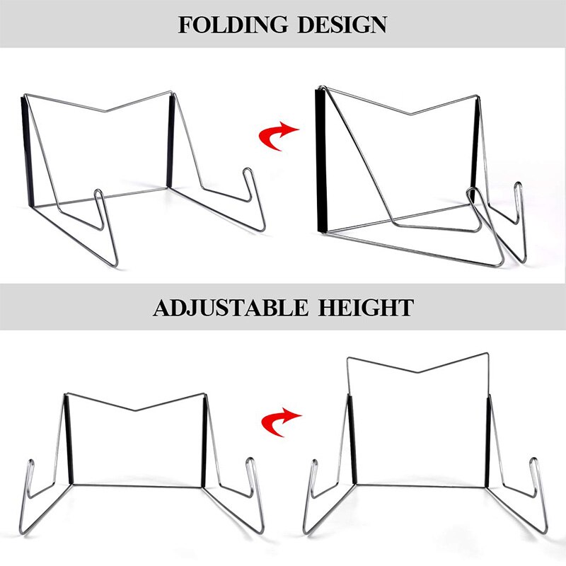 Book Stands, Metal Bookstand Music Book Easel Disp... – Grandado