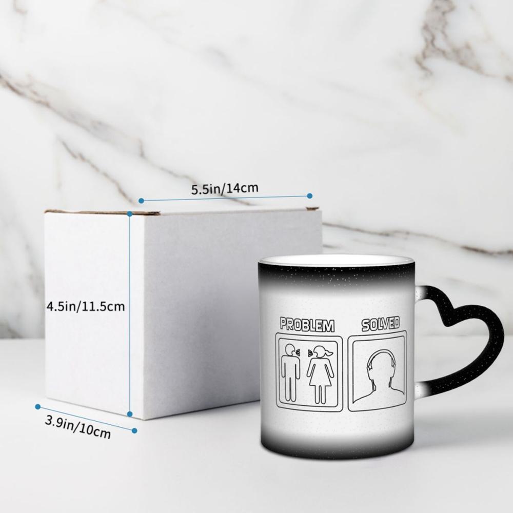 Problem Solved Music coffee K mugs glass cups taza... – Grandado