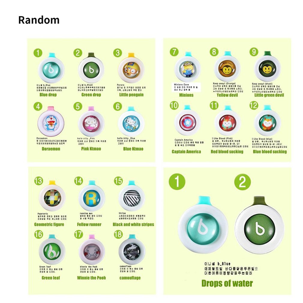 Reusable Mosquito Repellent Badge Button Baby Preg... – Grandado