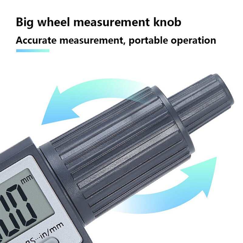 0-25mm Spiral High Precision Digital Outside Micro... – Grandado