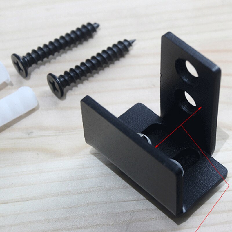 Carbon Steel Barn Door Clip Guide Bottom Floor Roller Stay Guide Moving ...