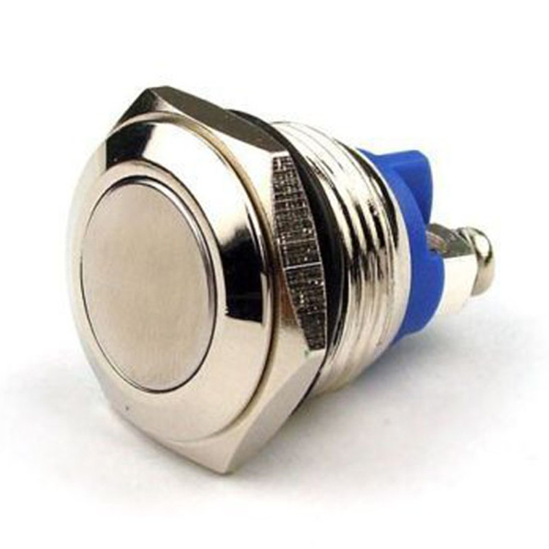 16mm Anti-Vandal Momentary Steel Metal Push Button... – Grandado