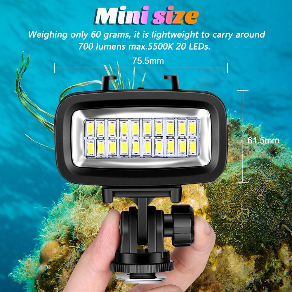 Seafrogs Underwater Diving Camera Light 700 LM Lam... – Vicedeal