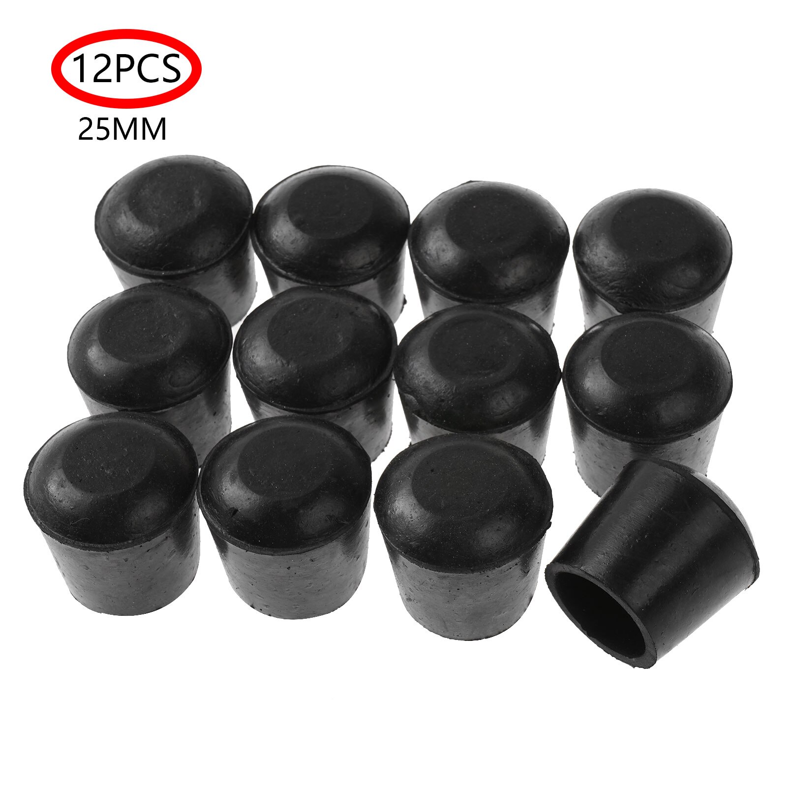 12 Furniture Legs Tips Caps Table Chair Leg Rubber... – Grandado