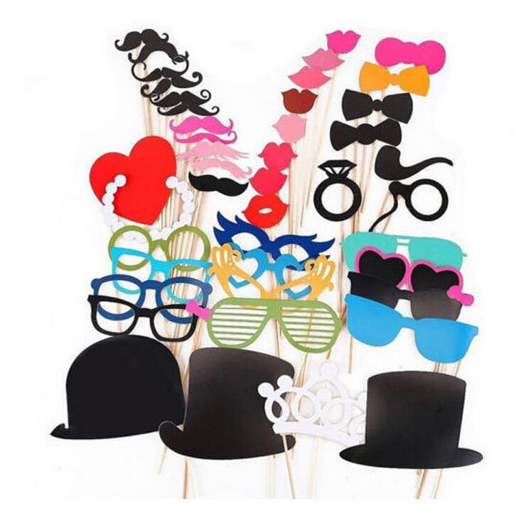 44pcs Photography Props studio photo booth prop pa... – Grandado