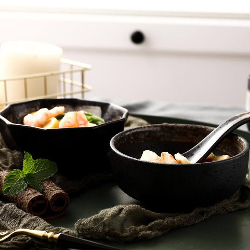 Japanese Retro ceramic dish Dinner Plate Ceramic K... – Vicedeal